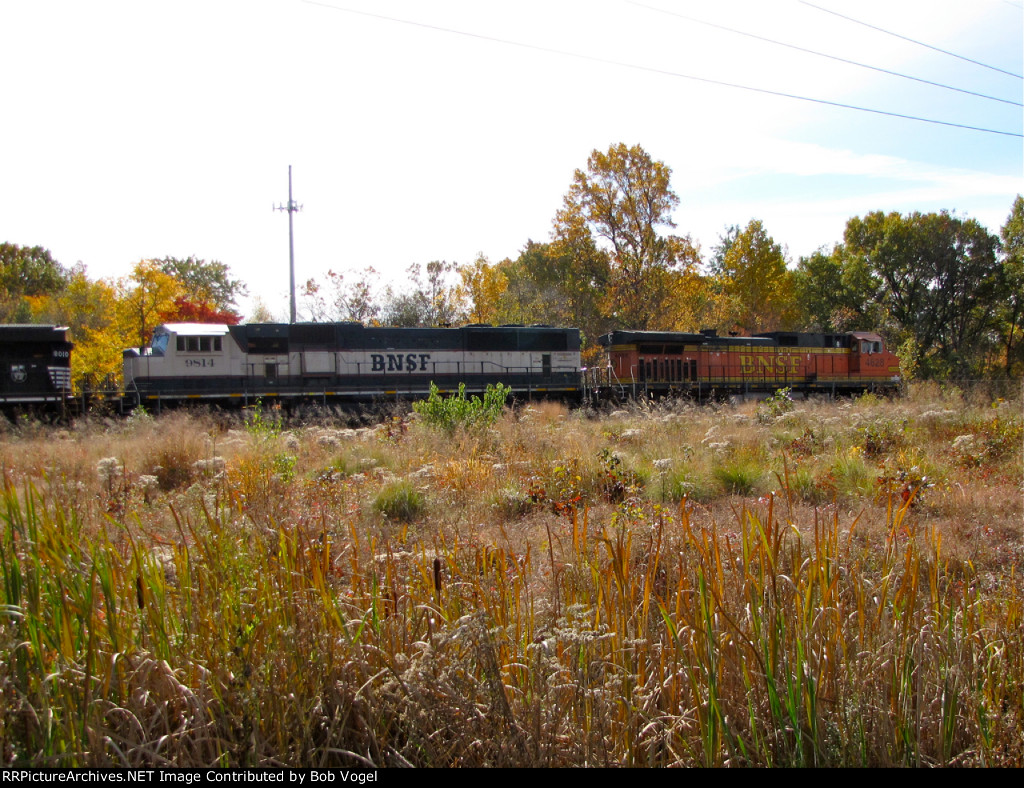 BNSF 9814 and 4628